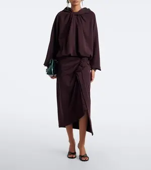 Dries Van Noten Hooded Cotton Jersey Sweatshirt