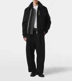 Sacai Wool Blouson Jacket