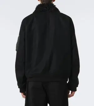 Sacai Wool Blouson Jacket
