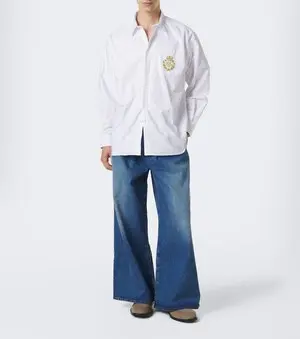 ERL Embroidered Cotton Shirt