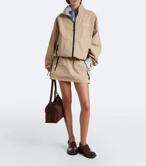 Miu Miu Spirit Suede Shoulder Bag