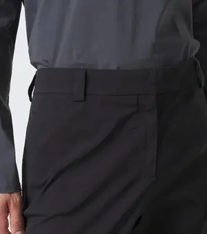 Miu Miu Cotton-blend Poplin Straight Pants