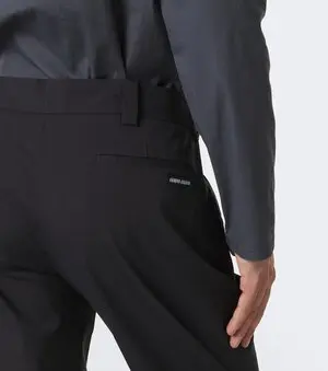 Miu Miu Cotton-blend Poplin Straight Pants