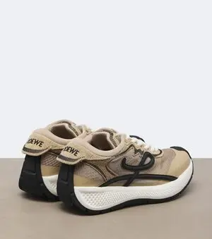 Loewe Pogo Mesh-trimmed Sneakers