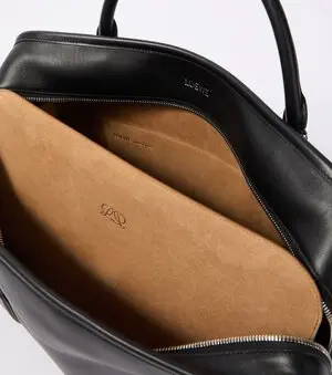 Loewe Amazona 180 Xl Leather Top-handle Bag - Black