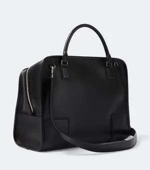 Loewe Amazona 180 Xl Leather Top-handle Bag - Black
