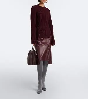 Victoria Beckham Harlow Jersey Over-the-knee Boots - Grey