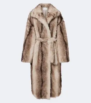 THE FRANKIE SHOP Ravello Wrap Coat - Brown