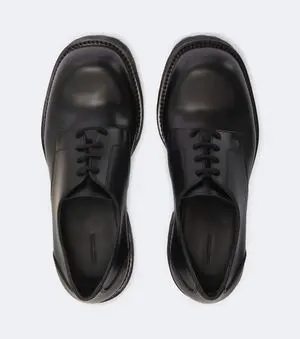 Balenciaga Venom Leather Derby Shoes