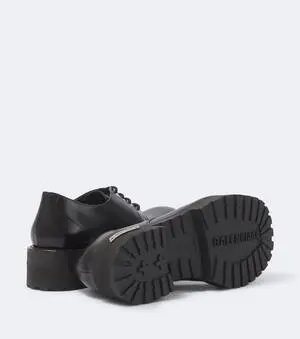Balenciaga Venom Leather Derby Shoes