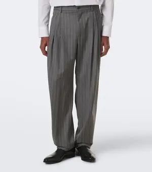 Dolce & Gabbana Pinstripe Virgin Wool Suit Pants