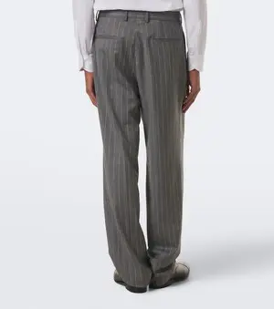 Dolce & Gabbana Pinstripe Virgin Wool Suit Pants