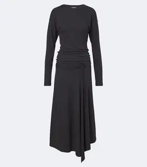 LEMAIRE Cotton Jersey Crêpe Midi Dress