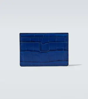 TOM FORD Leopard-print Leather Card Holder