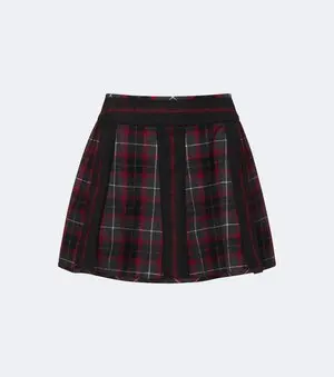 VIVIENNE WESTWOOD Tartan Wool Miniskirt