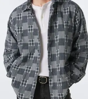 ERL Plaid Cotton Shirt