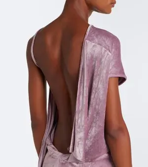 Rick Owens Draped Velvet Gown