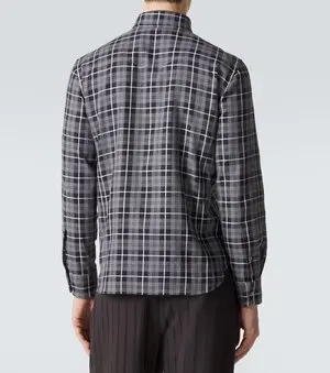 TOM FORD Checked Cotton Twill Western Shirt