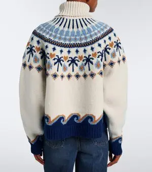 Alanui Virgin Wool Turtleneck Sweater