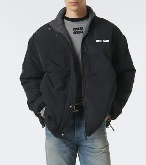 Miu Miu Logo Technical Jacket