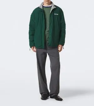 Miu Miu Technical Jacket With Logo
