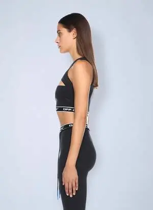 Off-White Logo Motif Cut Out Top