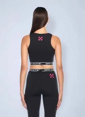 Off-White Logo Motif Cut Out Top