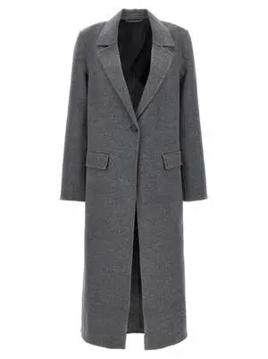 TOTEME Classic Doublé Coat - Gray