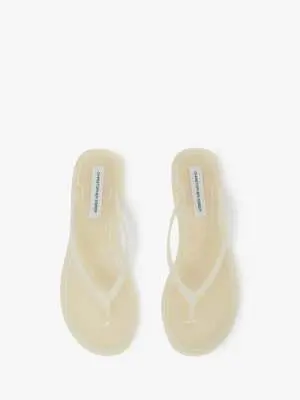 Christopher Esber Jo Flip Flop - Alabaster