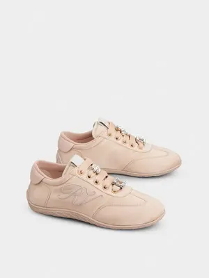 ROGER VIVIER Viv Low Sneakers In Fabric