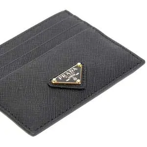 Prada Saffiano Leather Cardholder With Logo