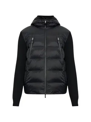 Moncler Padded Hooded Cardigan