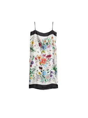 Gucci Printed Silk Twill Dress