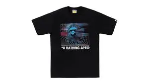 A BATHING APE Aero Ape Head T-shirt - Black