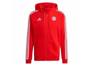 Adidas Fc Bayern Dna Fullzip Hoodie - Red