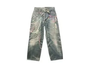 Acne Studios 1981f Baggy Fit Jeans - Mid Blue
