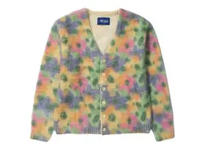 AWAKE Floral Mohair Printed Cardigan