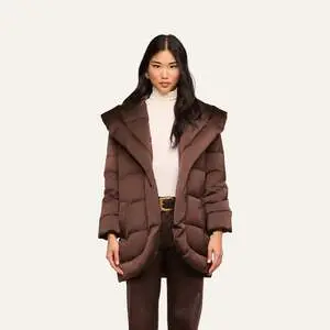 L'Agence Glacier Shawl Puffer Jacket