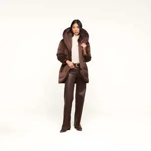 L'Agence Glacier Shawl Puffer Jacket