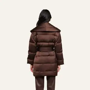 L'Agence Glacier Shawl Puffer Jacket