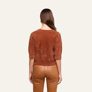 L'Agence Guinevere Cropped Pullover - Java