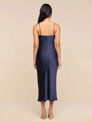 L'Agence Seridie Silk Slip Dress