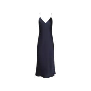 L'AGENCE Seridie Silk Slip Dress - Midnight