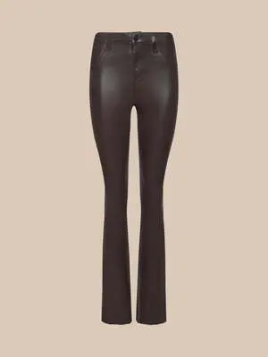 L'Agence Ruth Coated Straight-leg Jean