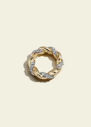 LUCY DELIUS Modern Finish Diamond Rope Connector - Yellow
