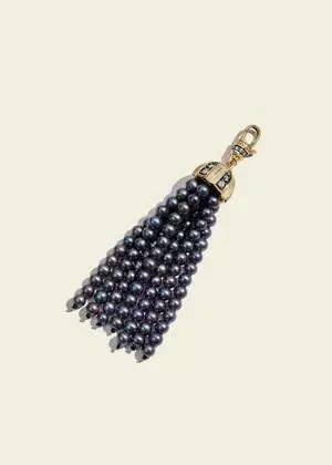 LUCY DELIUS Baby Tears Of Zeus Tassel Pendant - Blue