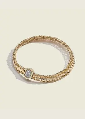 LUCY DELIUS Snakelet Diamond Bracelet - Yellow