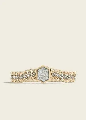 LUCY DELIUS Medusa Double Diamond Bracelet