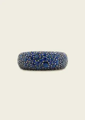 LUCY DELIUS Sapphire Bombé Ring