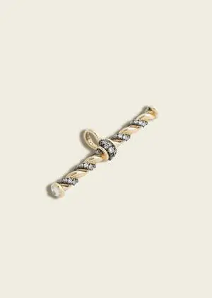 LUCY DELIUS Antique Finish Twisted Rope T-bar Pendant - Yellow